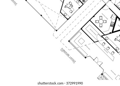 Abstract Architecture Floor Plan Space Texting Stock Illustration ...