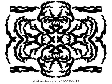 Abstract Art Patterns Simple Clean Concepts Stock Illustration ...