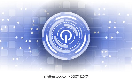 Biometric Access Control Isometric Vector Illustration Stock Vector (Royalty Free) 1408614725
