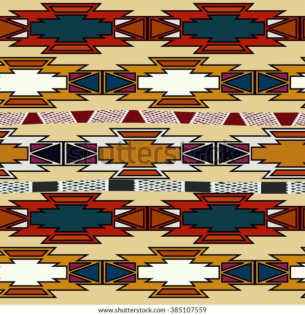 Abstract Aztec Seamless Stock Illustration 385107559 | Shutterstock