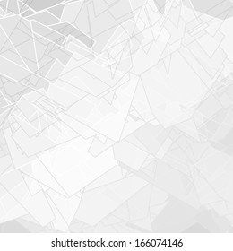 Abstract Lines Cartoon Background White Polygonal Stock Illustration ...