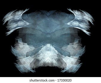 Blue Mermaid Tail Fluke Design Detail Stock Photo (Edit Now) 1036586875