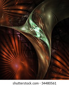 Vertical Fractal Background Abstract Computergenerated Image Stock ...