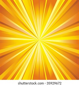 Vektor Stok Sunburst Background Yellow Abstract Rays Pattern (Tanpa ...
