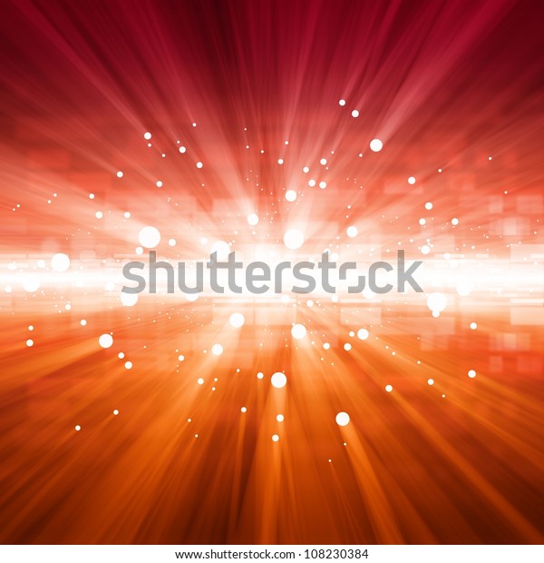 Abstract Background Bright Red Lights Beams Stock Illustration 108230384