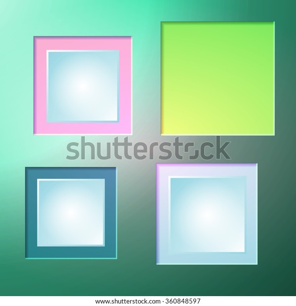Abstract Background Color Boxes Template Text Stock Illustration 360848597
