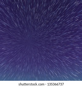 Abstract Background Exploding Star Trails Night Stock Illustration ...