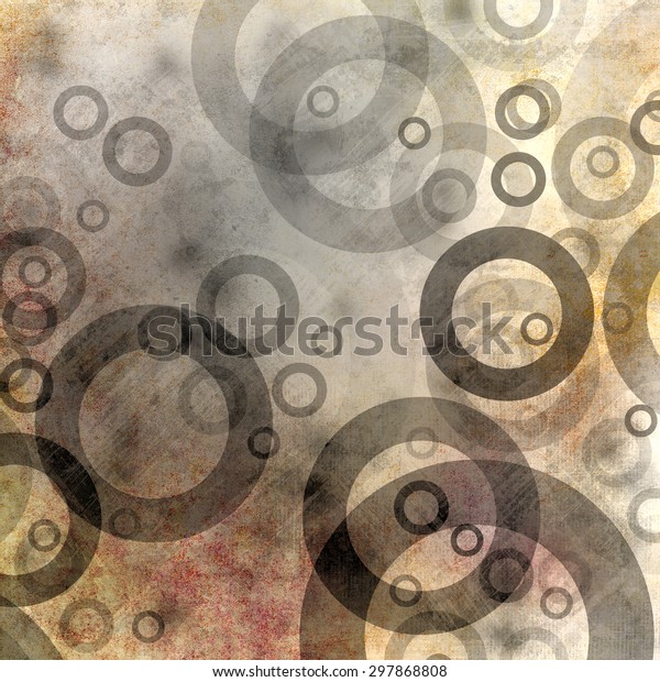 Abstract Background Grey Circles Stock Illustration 297868808