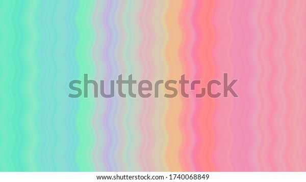 Abstract Background Pastel Wavy Pattern Stock Illustration 1740068849 ...