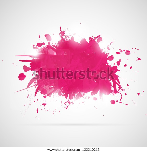 Abstract Background Red Paint Splashes Illustration Stock Illustration ...