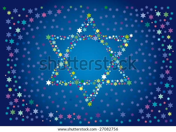 Abstract Background Stars David Stock Illustration 27082756