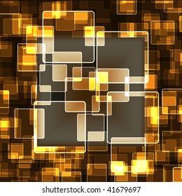 Abstract Background Transparent Squares Stock Illustration 41679697 ...