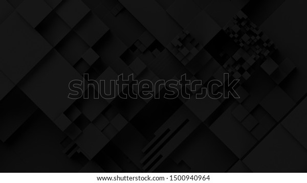Abstract Black Background Black Box Background Stock Illustration ...