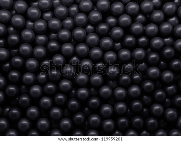 Abstract Black Balls Background Texture Stock Illustration 119959201