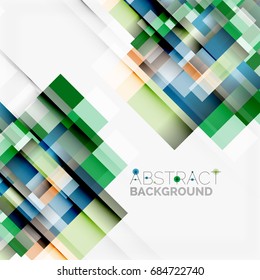 Abstract Blocks Template Design Background Simple Stock Illustration ...