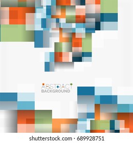 Abstract Blocks Template Design Background Simple Stock Illustration ...