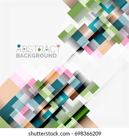 Abstract Blocks Template Design Background Simple Stock Illustration ...