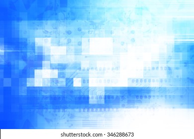 Ilustrasi Stok Blue Tech Abstract Background 145066273 | Shutterstock