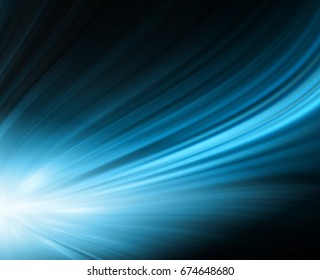 Acceleration Speed Motion On Night Road Stock Illustration 772713364 ...