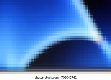 Futuristic Digital Floor Technology Perspective Background 库存矢量图（免版税 ...