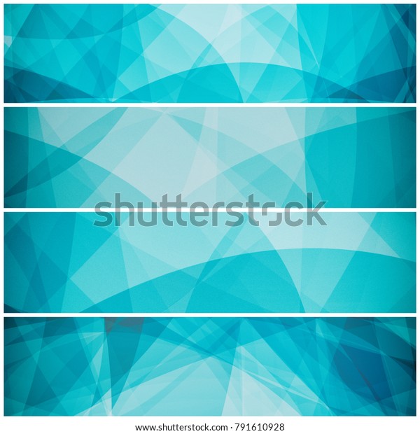 Abstract Blue Background Banner Header Collection Stock Illustration ...