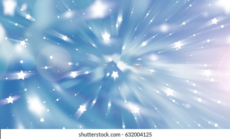 Abstract Blue Background Explosion Star Illustration Stock Illustration ...