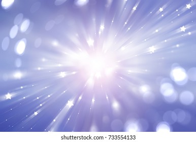 Abstract Blue Background Explosion Star Illustration Stock Illustration ...