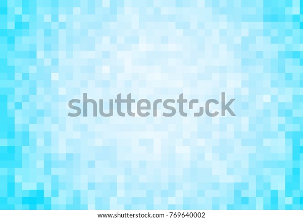 Abstract Blue Color Pixel Background Mosaic Stock Illustration ...