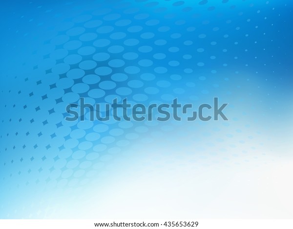 Abstract Blue Dot Design Background Template Stock Illustration ...