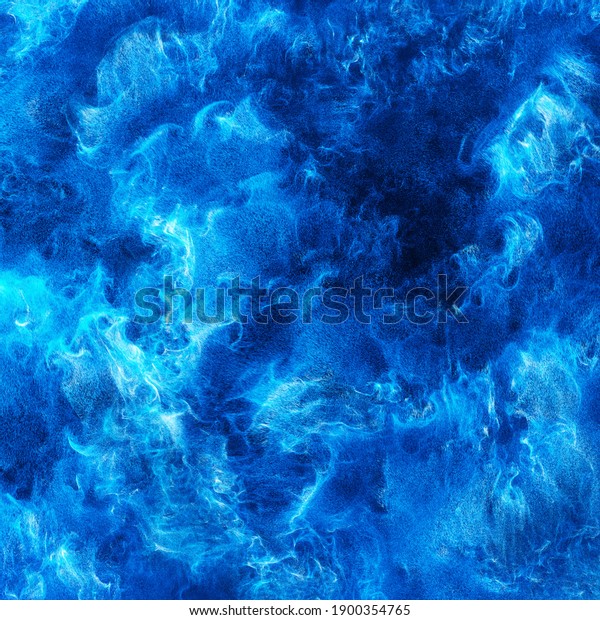 Abstract Blue Visual Texture Particle Pattern Stock Illustration ...
