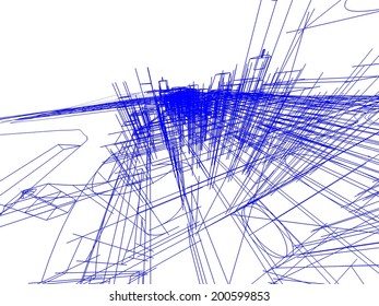 Abstract Building Framework Stock Illustration 200599853 | Shutterstock