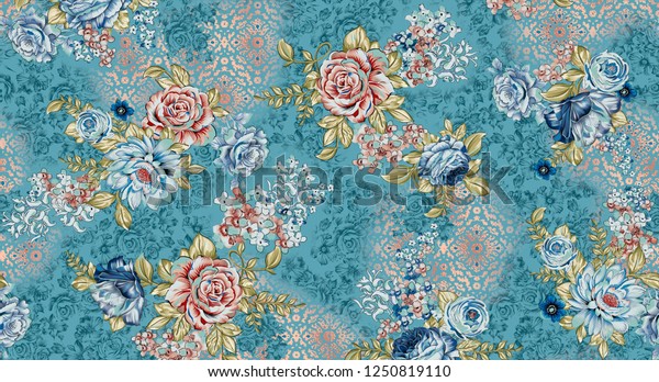 Abstract Colorfull Pattern Rama Background Stock Illustration 1250819110