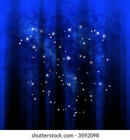 Abstract Computer Generated Galaxy Full Stars Stock Illustration ...