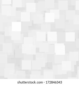 White 3d Vector Square Blocks Technology Stock Vector (Royalty Free ...