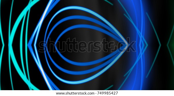 Abstract Curvy Shape Background Created By Stock Illustration 749985427 ...