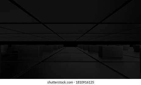 Abstract Dark Background Rhythmic Horizontal Structure Stock ...