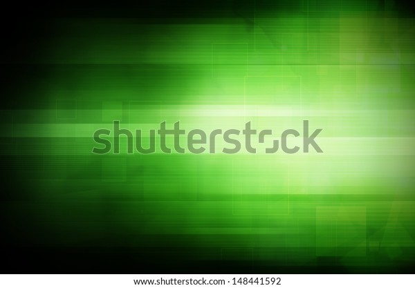 Abstract Dark Green Technology Background Stock Illustration 148441592 ...