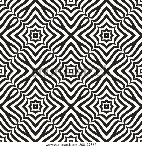 Abstract Decorative Geometric Grid Background Seamless Stock ...