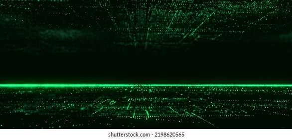Abstract Digital Background Matrix Science Backdrop Stock Illustration ...