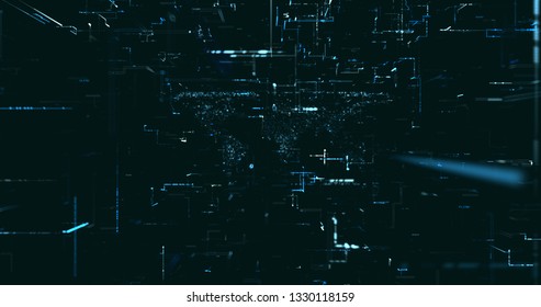 Abstract Digital Data Background Stock Illustration 1330118159 ...