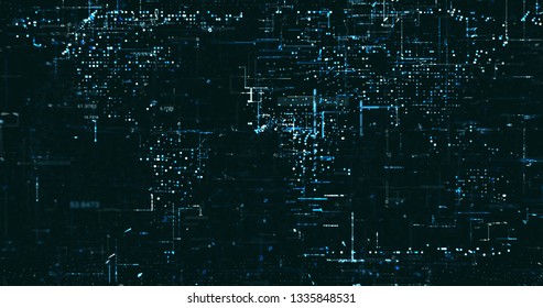 Abstract Digital Data Background Stock Illustration 1335848531 ...