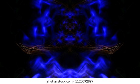 Abstract Distorted Background Unknown Creature Color 스톡 일러스트 1128092768 ...