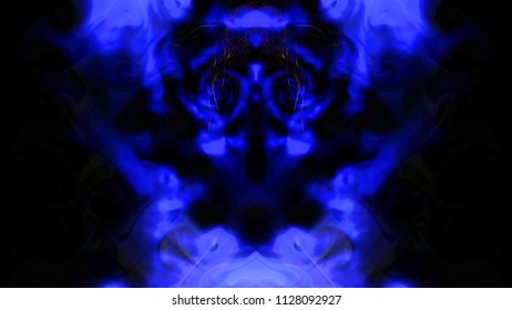 Abstract Distorted Background Unknown Creature Color Stock Illustration ...