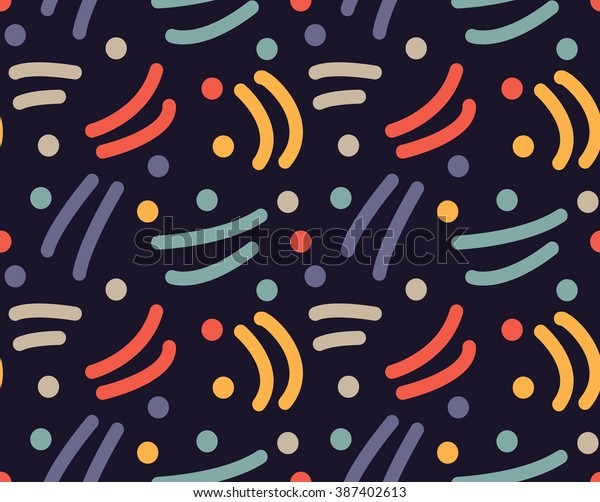 Abstract Dot Line Pattern Stock Illustration 387402613 | Shutterstock