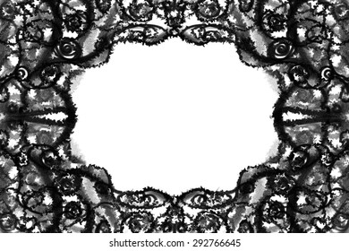 Abstract Drawing Lines Frame Background Stock Illustration 292766645 ...