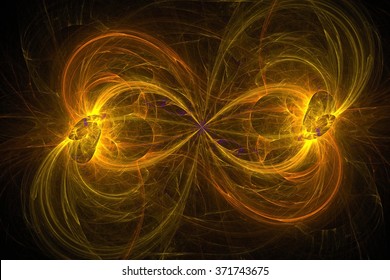 Abstract Electromagnetic Light Background Stock Illustration 371743675 ...