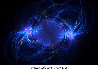 Abstract Electromagnetic Light Background Stock Illustration 371743705 ...