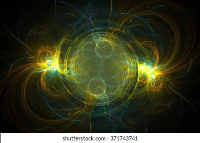 Abstract Electromagnetic Light Background Stock Illustration 371743741 ...