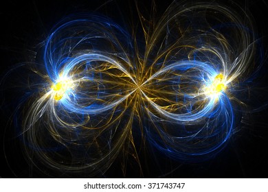 Abstract Electromagnetic Light Background Stock Illustration 371743747 ...
