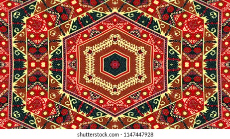 Seamless Traditional Indian Motif: ilustrações stock 747166666 ...
